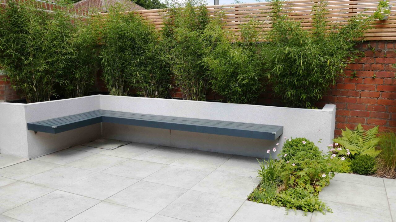 Contemporary Outdoor Kitchen Garden Darlington – Sam Nattress Gardens