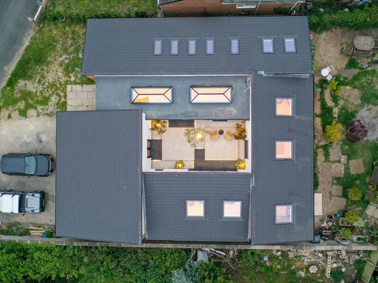 Contemporary Courtyard, Middleton St George – Sam Nattress Gardens