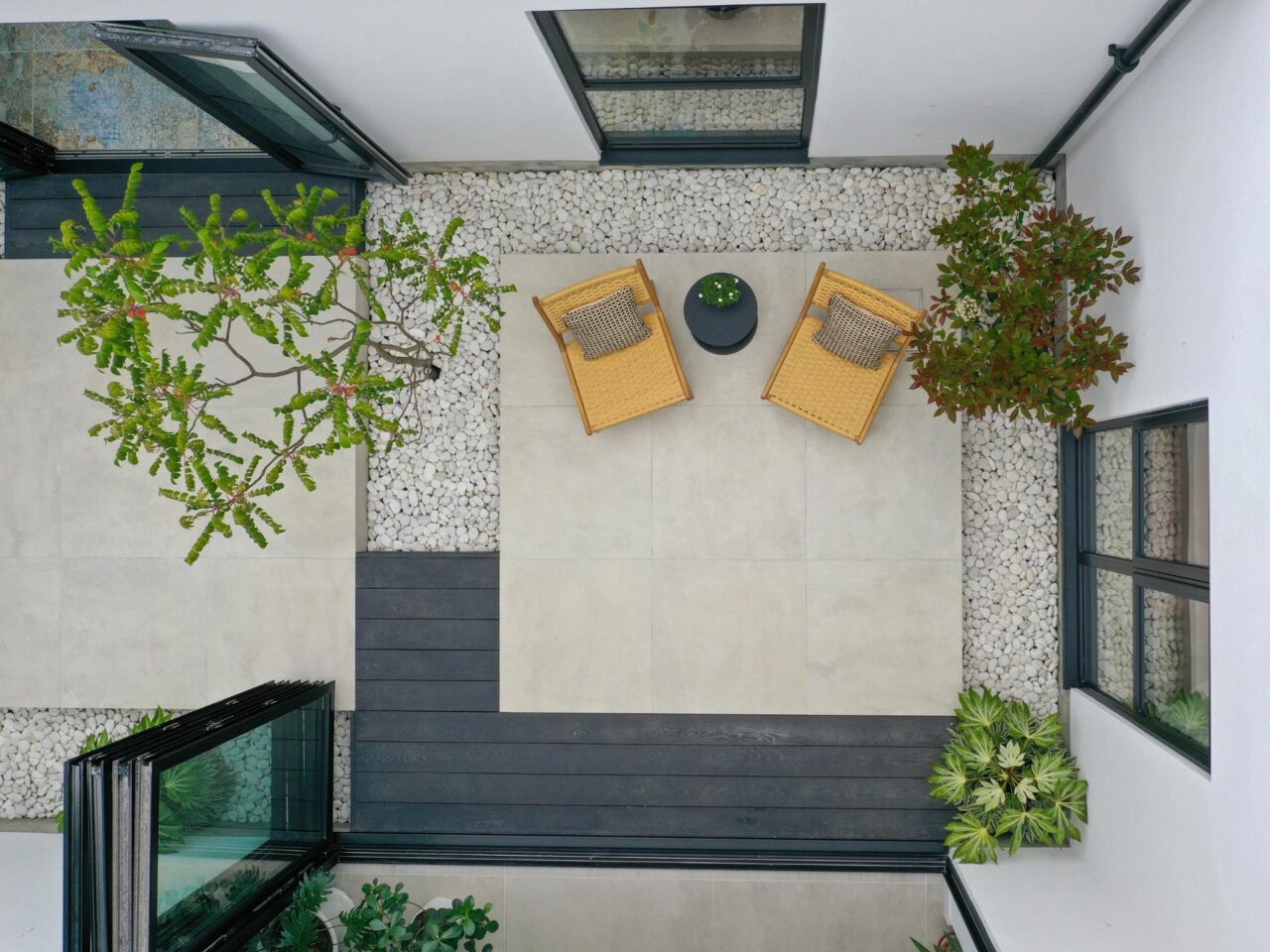 Contemporary Courtyard, Middleton St George – Sam Nattress Gardens