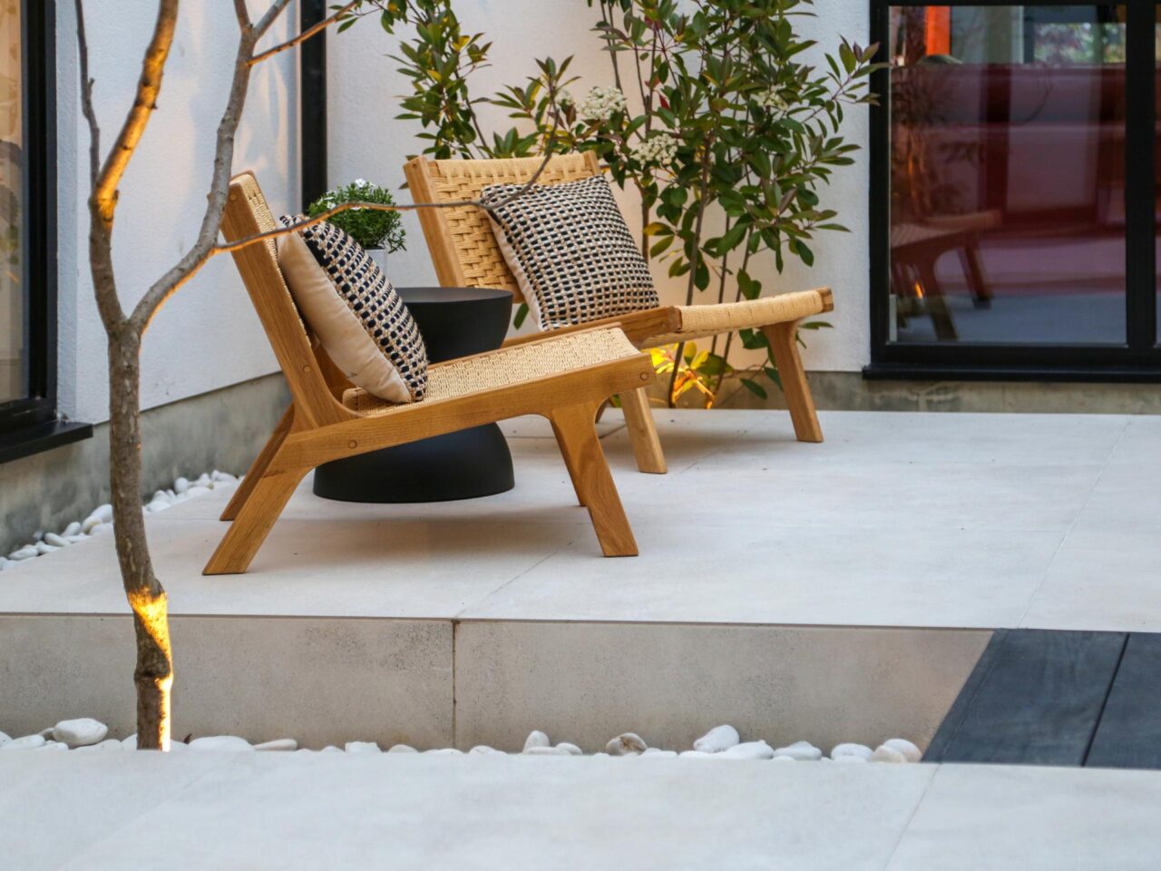 Contemporary Courtyard, Middleton St George – Sam Nattress Gardens