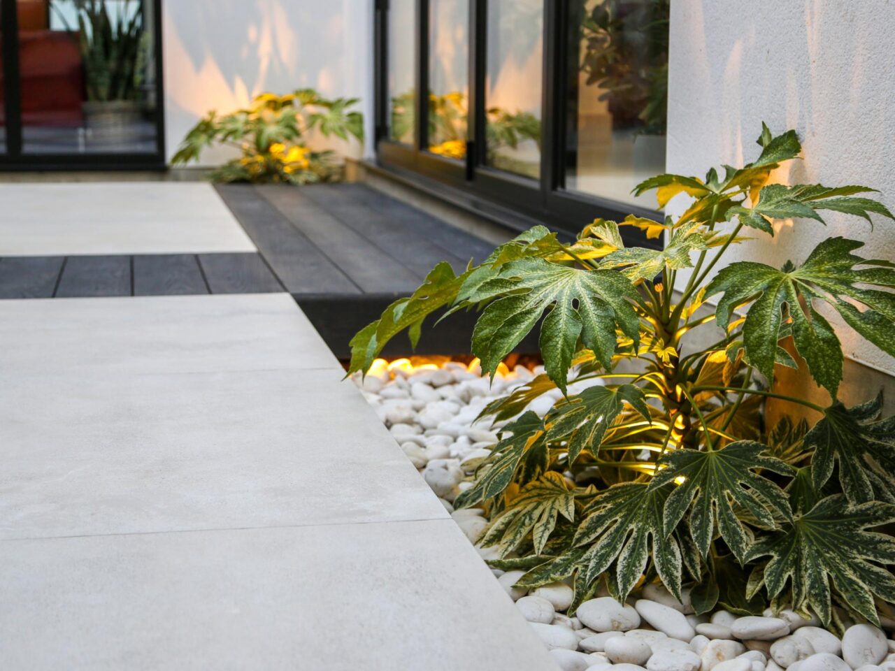 Contemporary Courtyard, Middleton St George – Sam Nattress Gardens